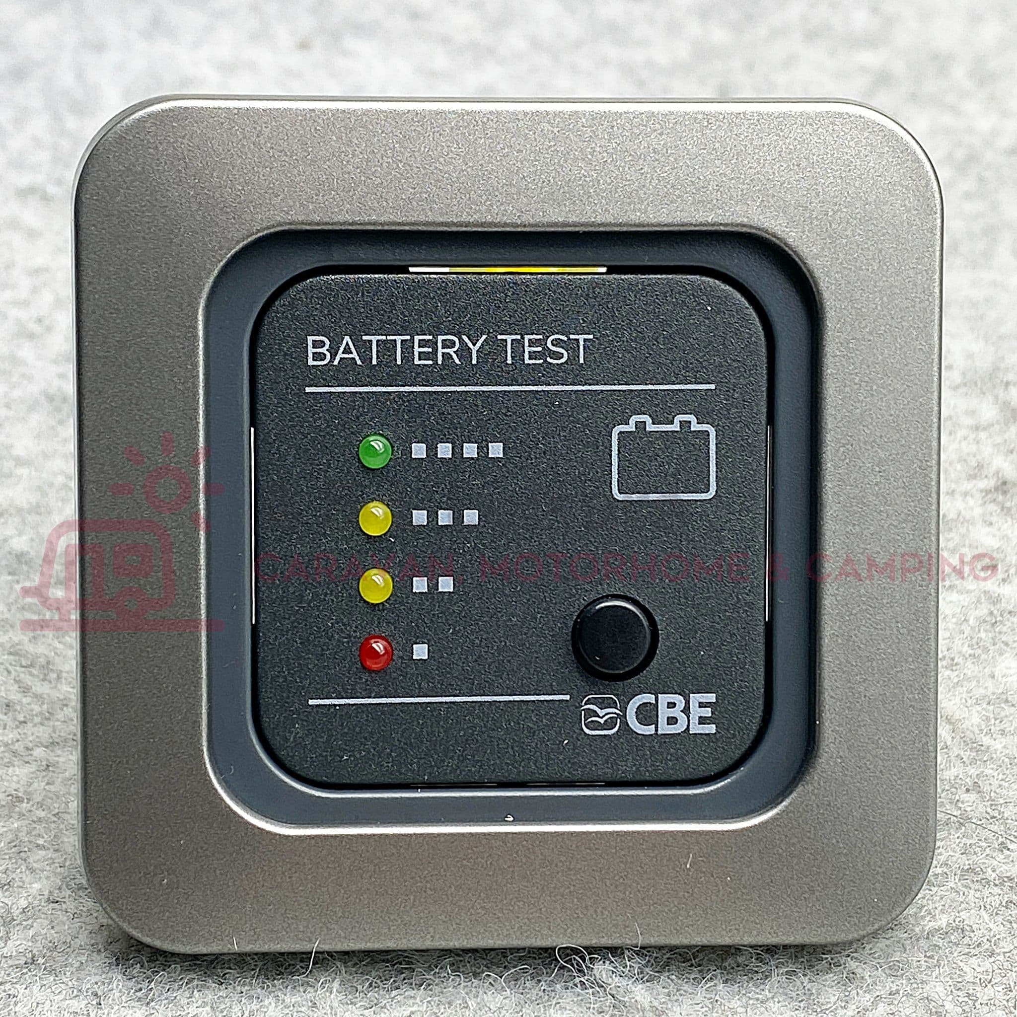 CBE C-Line Battery Test Monitor & Faceplate Gun Metal Grey - CT Range